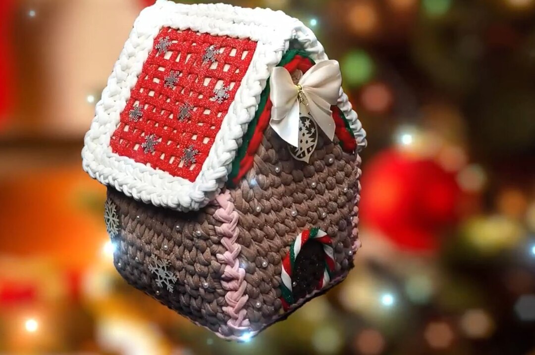 Basket Christmas Gingerbread House - Etsy