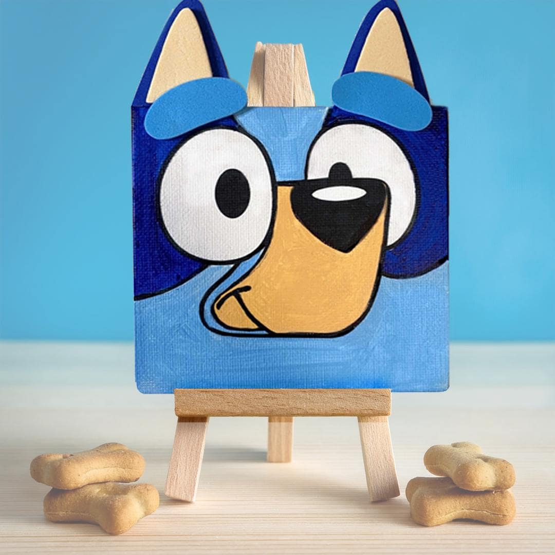 Bluey Painting Kit for Kids – Canvas Paint & 3D Craft Activity ...
