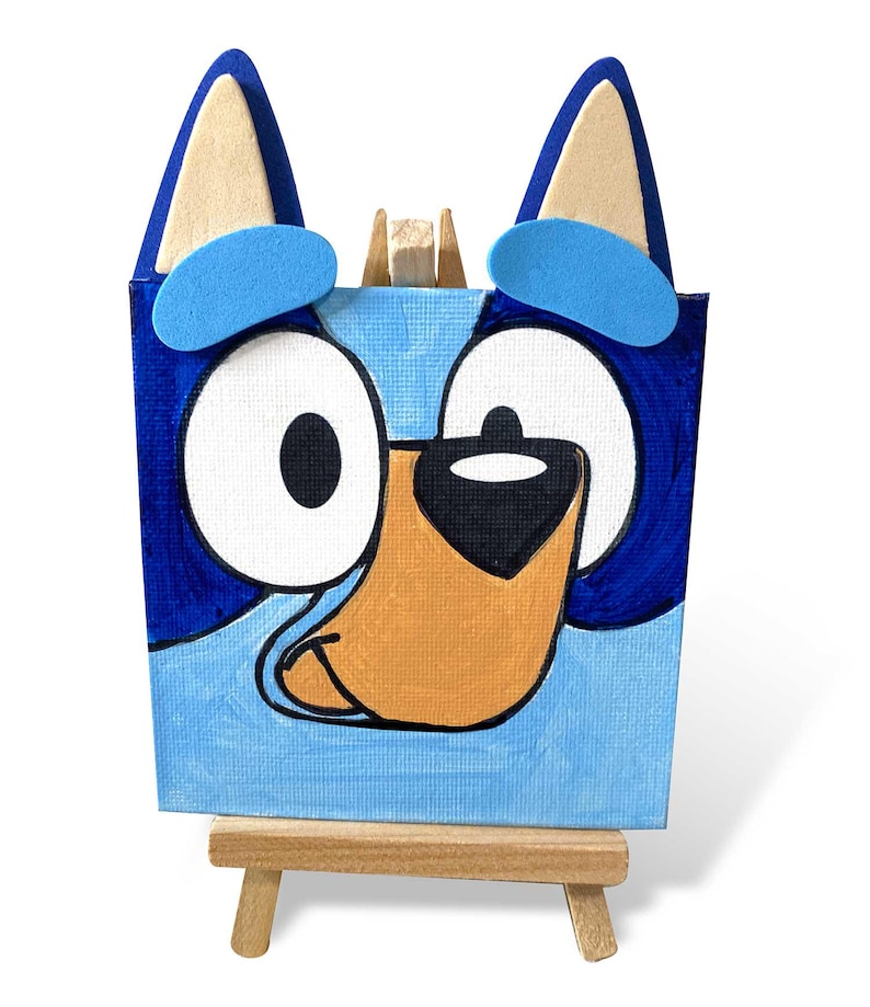 Bluey 3D Craft Foam Painting Kits | Birthday Party Favor Canvas ...
