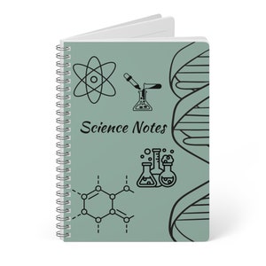 Science Notebook, A5 - Etsy