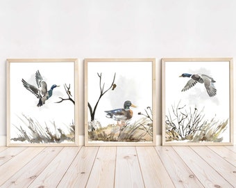 Duck Hunting Wall Art, Hunting Nursery Decor, Duck Hunting Nursery Art ...