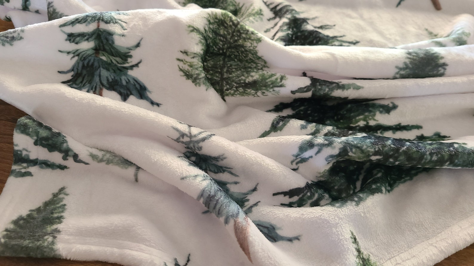 Forest Blanket Pine Tree Blanket Forest Nursery Woodland | Etsy