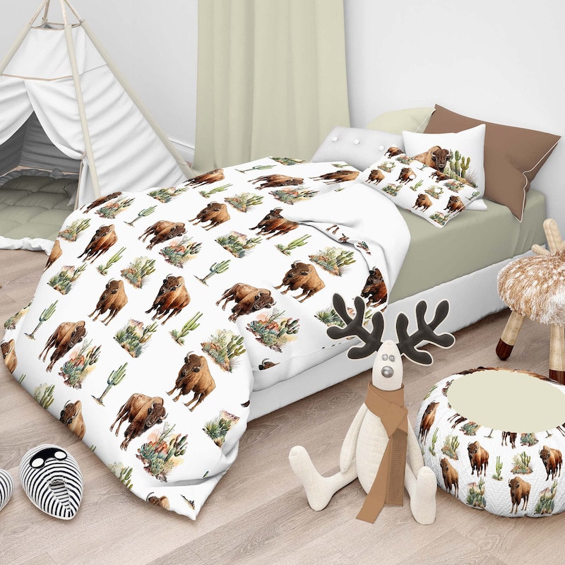 Buffalo Crib Sheet - Etsy