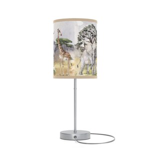 Safari Table Lamp, Jungle Nursery Decor, Safari Baby Room Decor, Kids ...