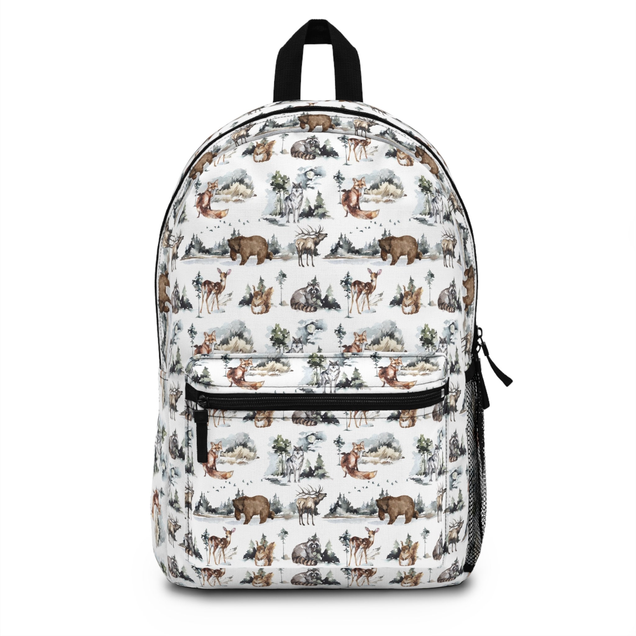 Woodland Animals Backpack, Forest Bag Pack, Boys Backpack, Back to ...