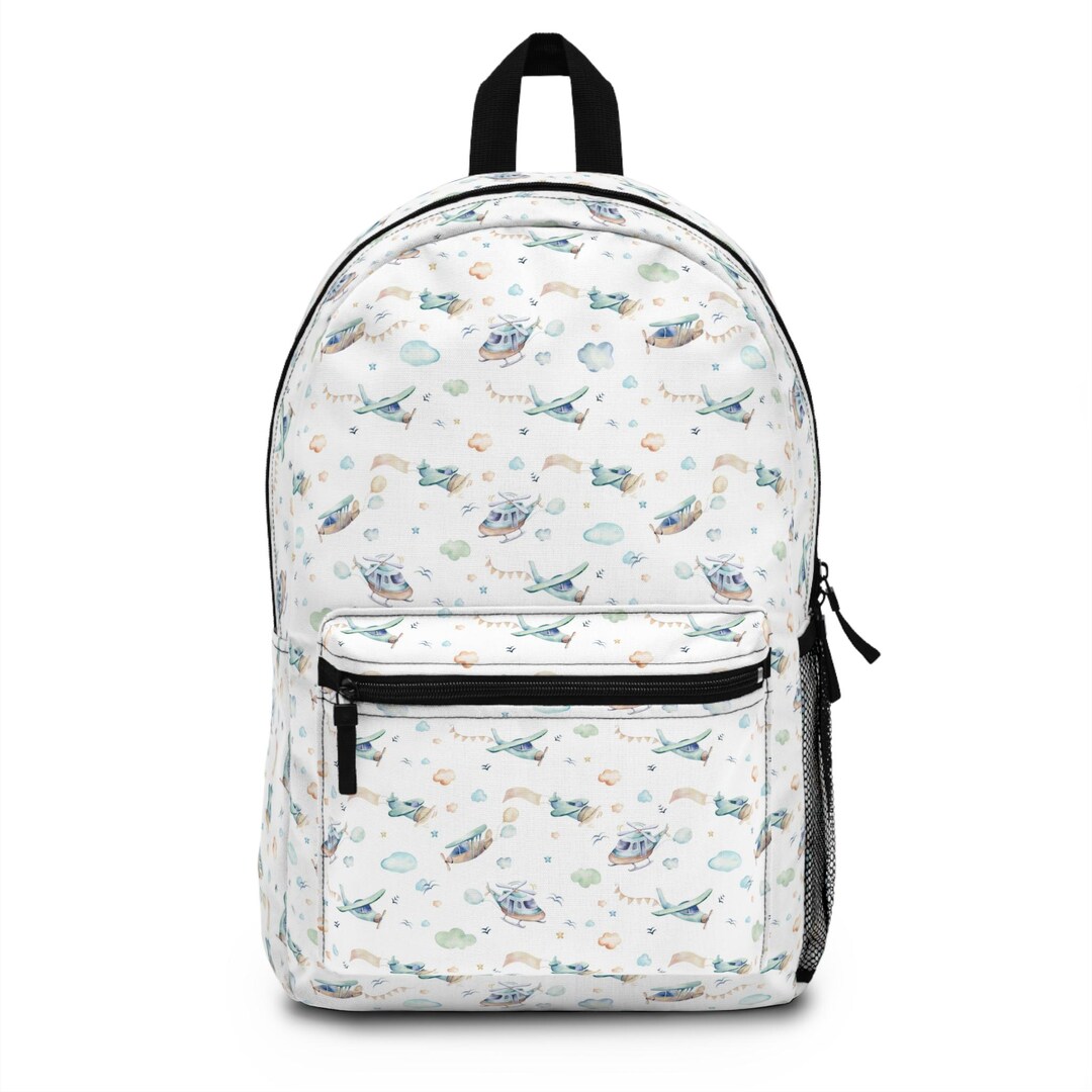 Airplane Backpack, Plane School Bag, Preschool Backpack, Kids School ...