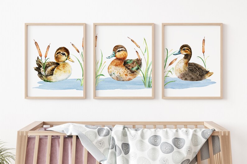 Ducks Hunting Wall Art Hunting Nursery Decor Duck Nursery - Etsy