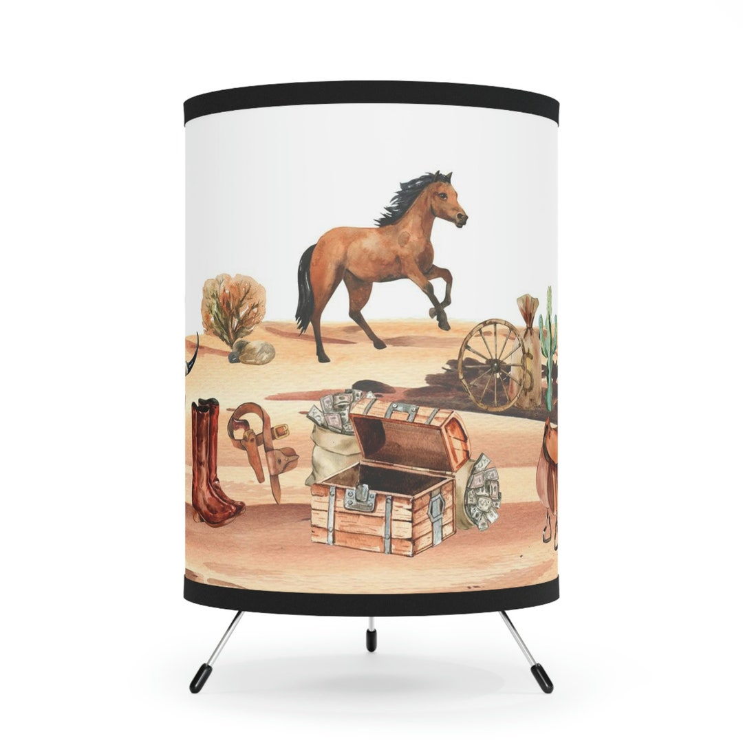Cowboy Lamp, Cowboy Nursery Decor, Cowboy Baby Room Decor, Wild West ...