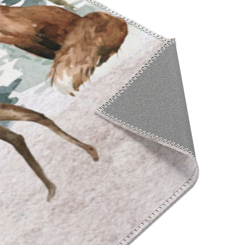 Forest Rug Woodland Nursery Carpet Rustic Kids Play Room Rug - Etsy