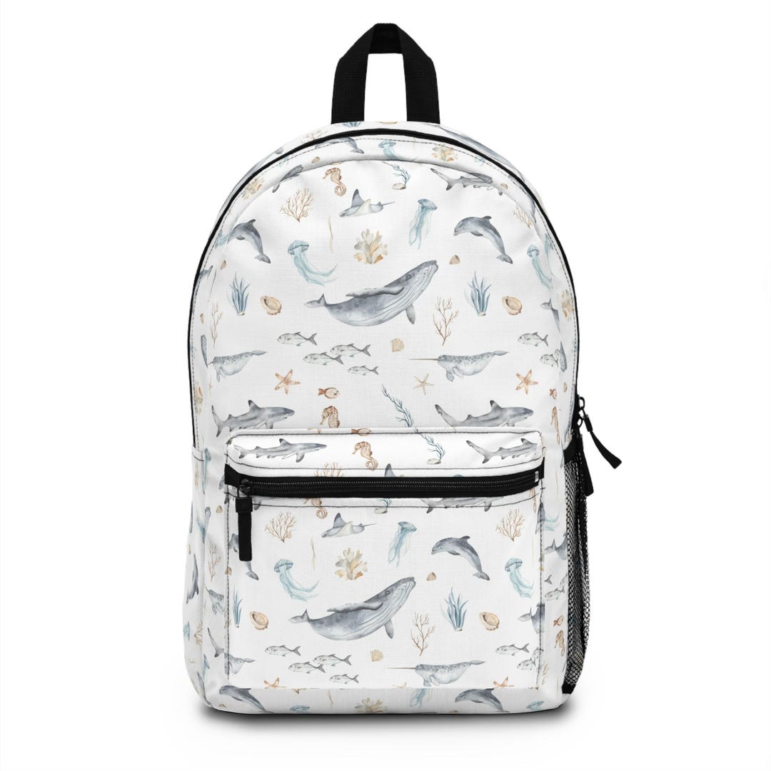 Under the Sea Backpack, Ocean Animals School Bag, Back to School, Kids ...