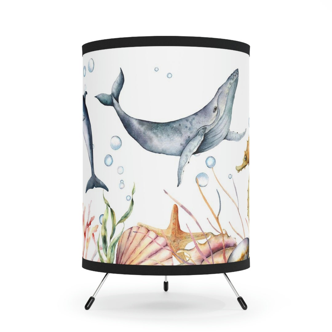Under the Sea Lamp, Ocean Animals Table Lamp, Sea Life Lamp, Under the ...