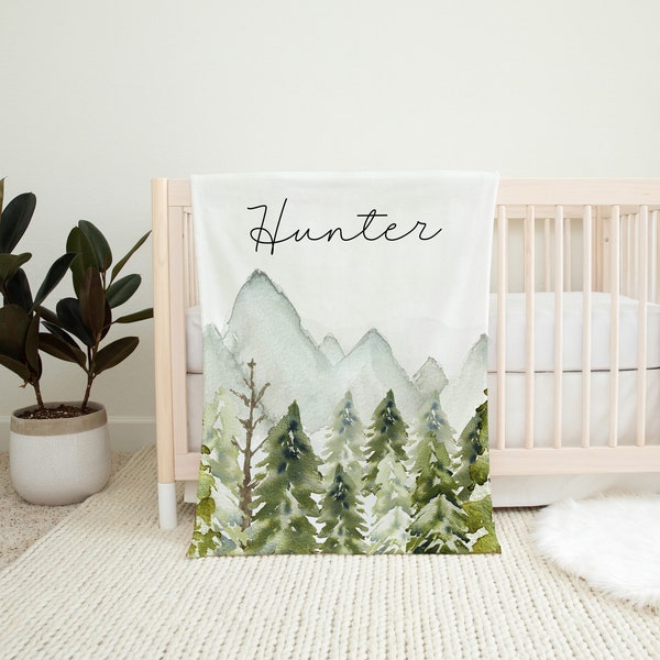 Pine Tree Blanket - Etsy