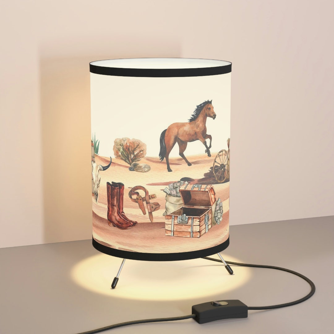 Cowboy Lamp, Cowboy Nursery Decor, Cowboy Baby Room Decor, Wild West ...