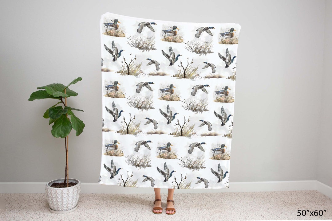 Duck Hunting Blanket, Hunting Baby Bedding, Hunting Blanket, Boy ...