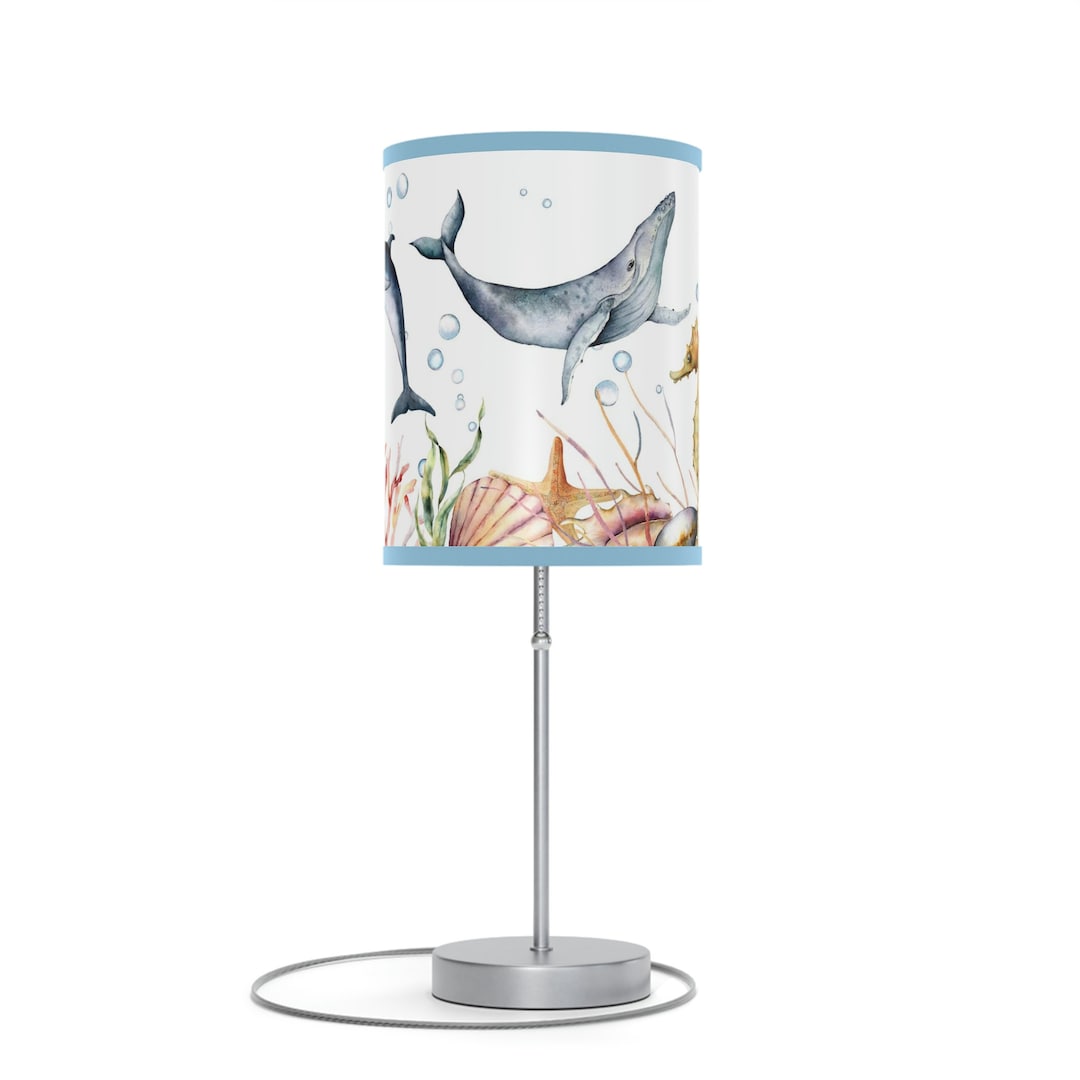 Under the Sea Lamp, Ocean Nursery Lamp, Sea Lamp, Underwater Nursery ...