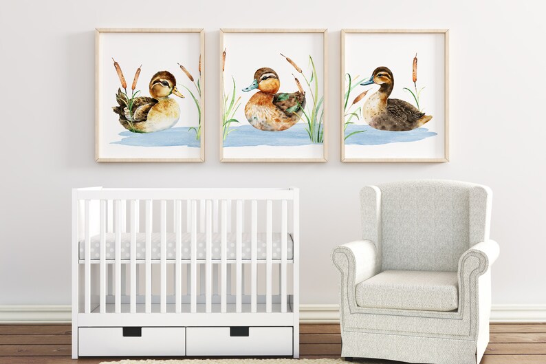 Ducks Hunting Wall Art Hunting Nursery Decor Duck Nursery - Etsy