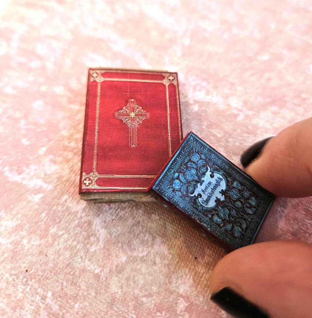 1 Mini Holy Bible and 1 Small Book - Etsy