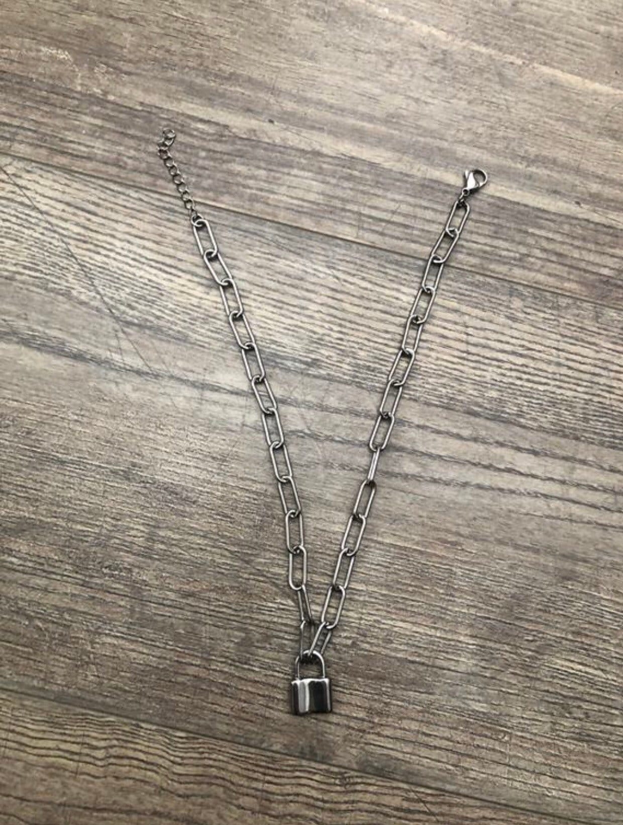 Lightweight Stainless Steel Padlock Necklace Padlock - Etsy