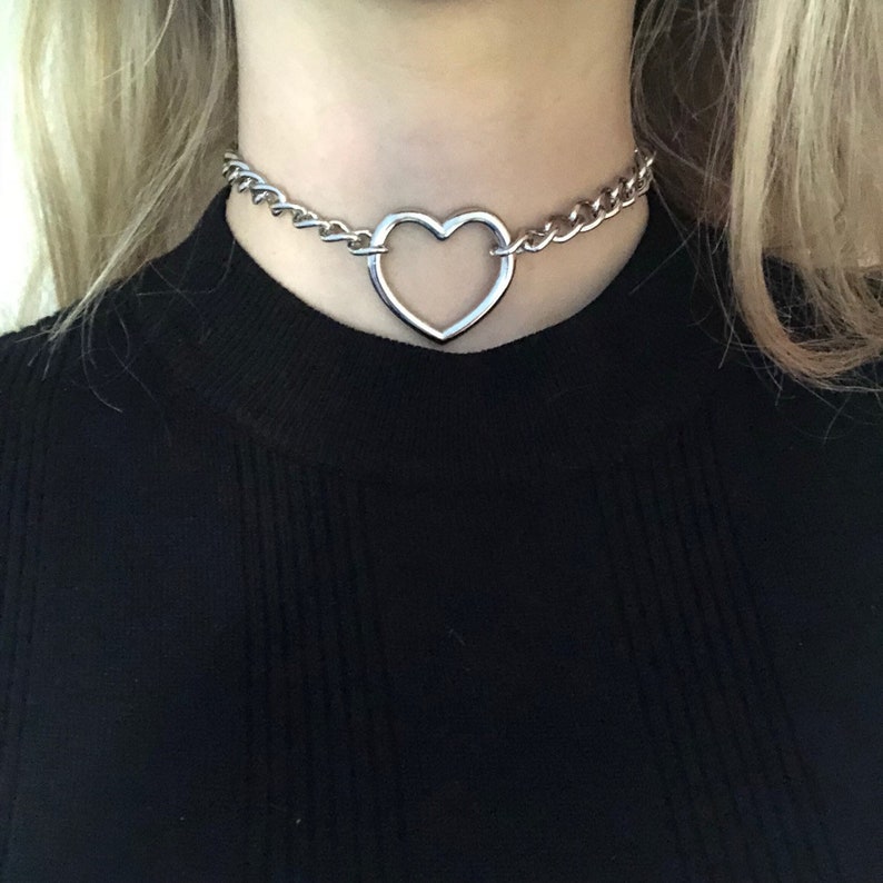 Premium Chunky Heart Chain - Etsy UK