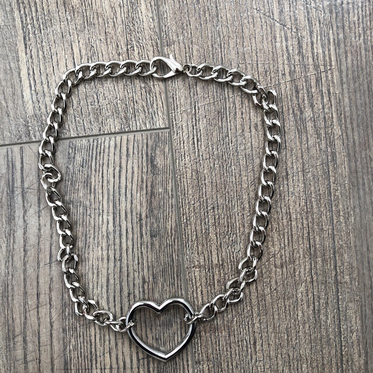 Premium Chunky Heart Chain - Etsy UK