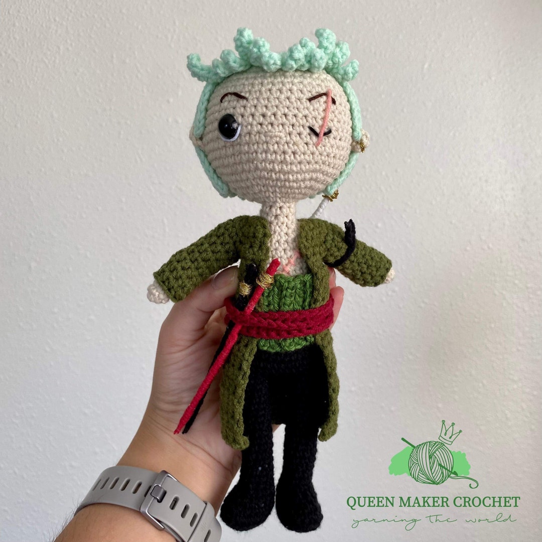 Made to Order - Roronoa Zoro Amigurumi // Zoro Amigurumi // Zoro ...
