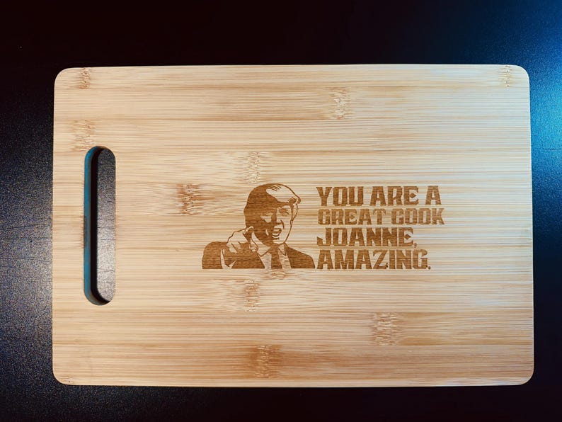 Engraved Donald Trump Gift - Trump Cutting Board, Cheese Board, Funny ...