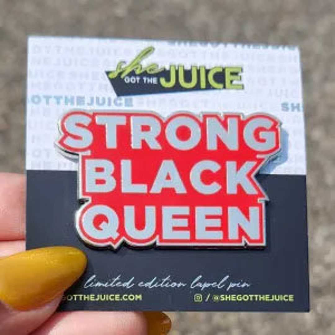 Strong Black Queen Lapel Pin dope Black Women, Protect Black Women ...