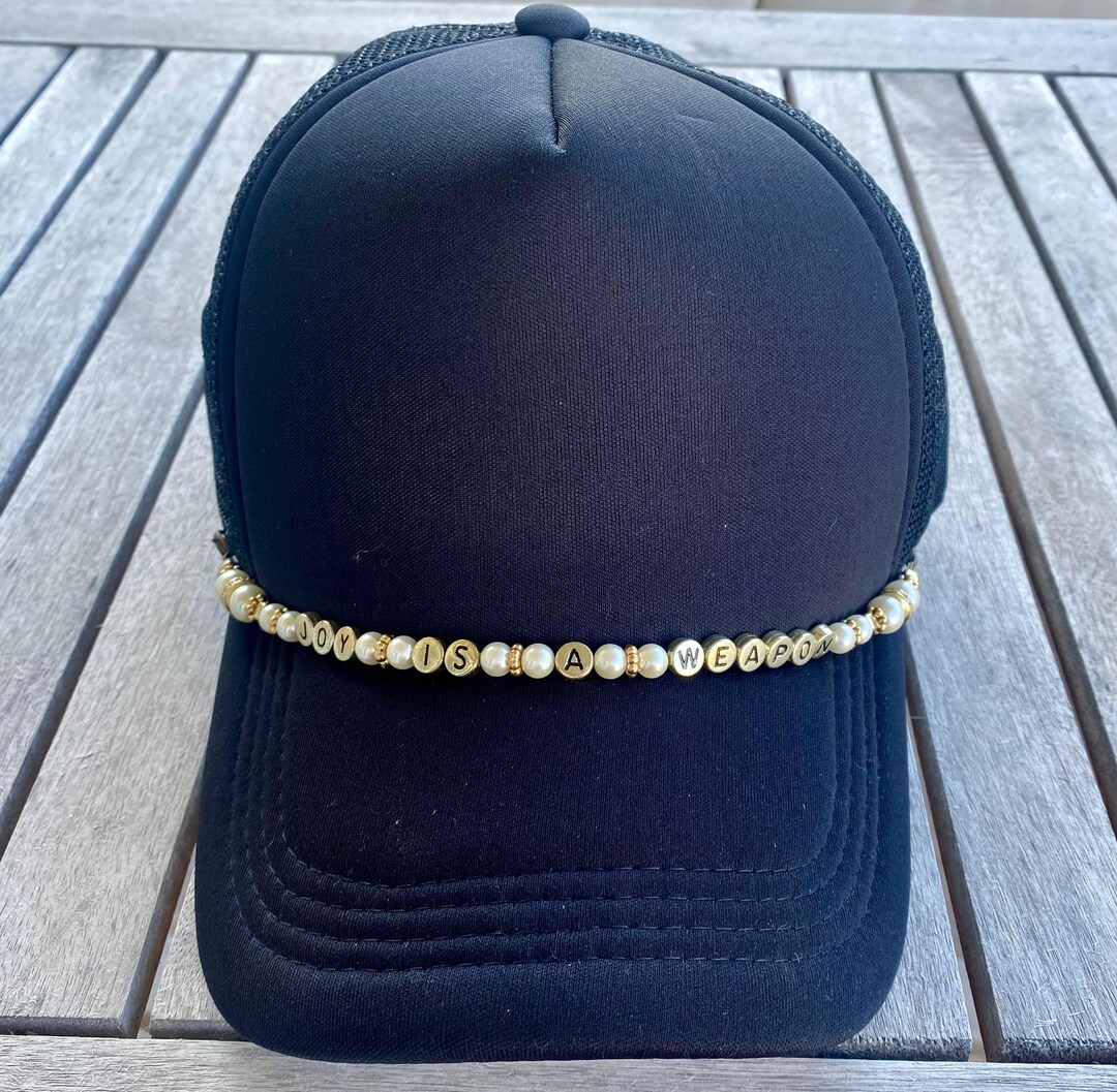 Joy is a Weapon Beaded Hat - Etsy