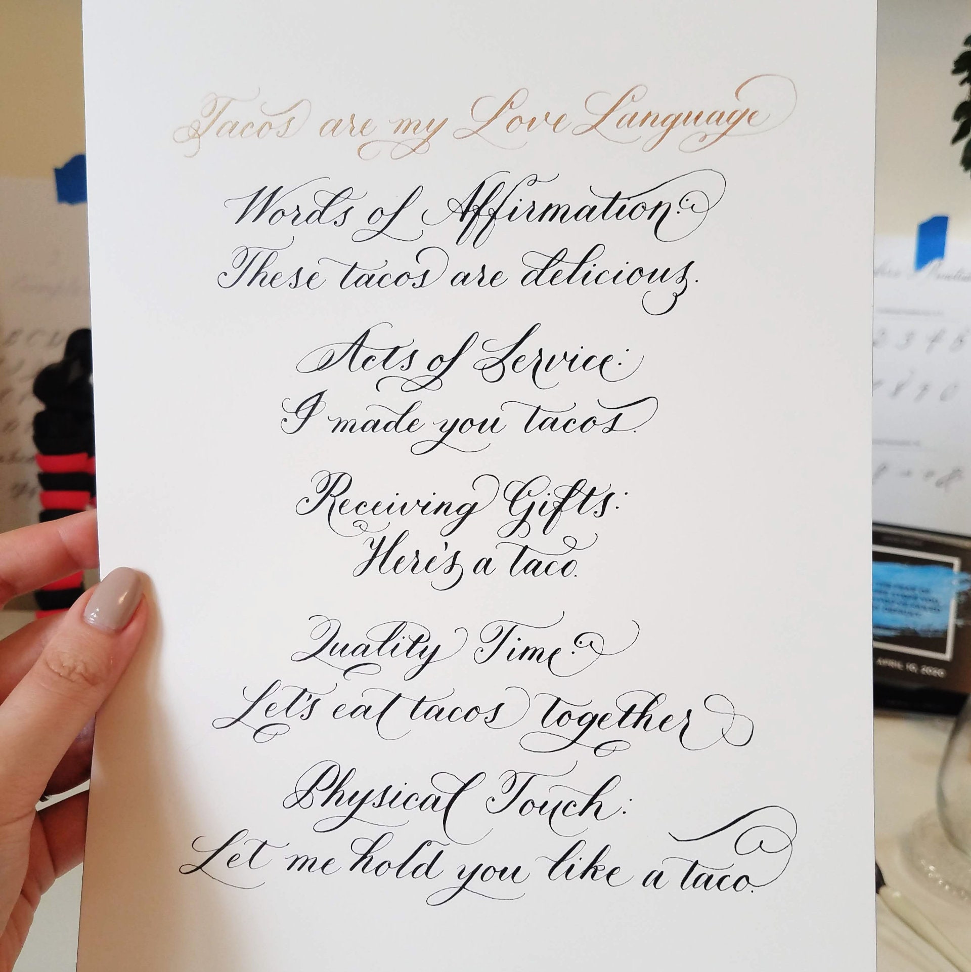 Custom Calligraphy Wedding Vows Lyrics Poem or Letter - Etsy