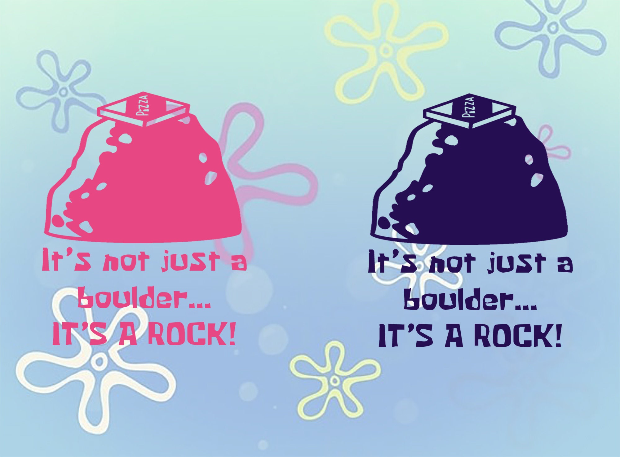 Spongebob Squarepants "it's Not Just a Boulder, Its a Rock" Funny ...
