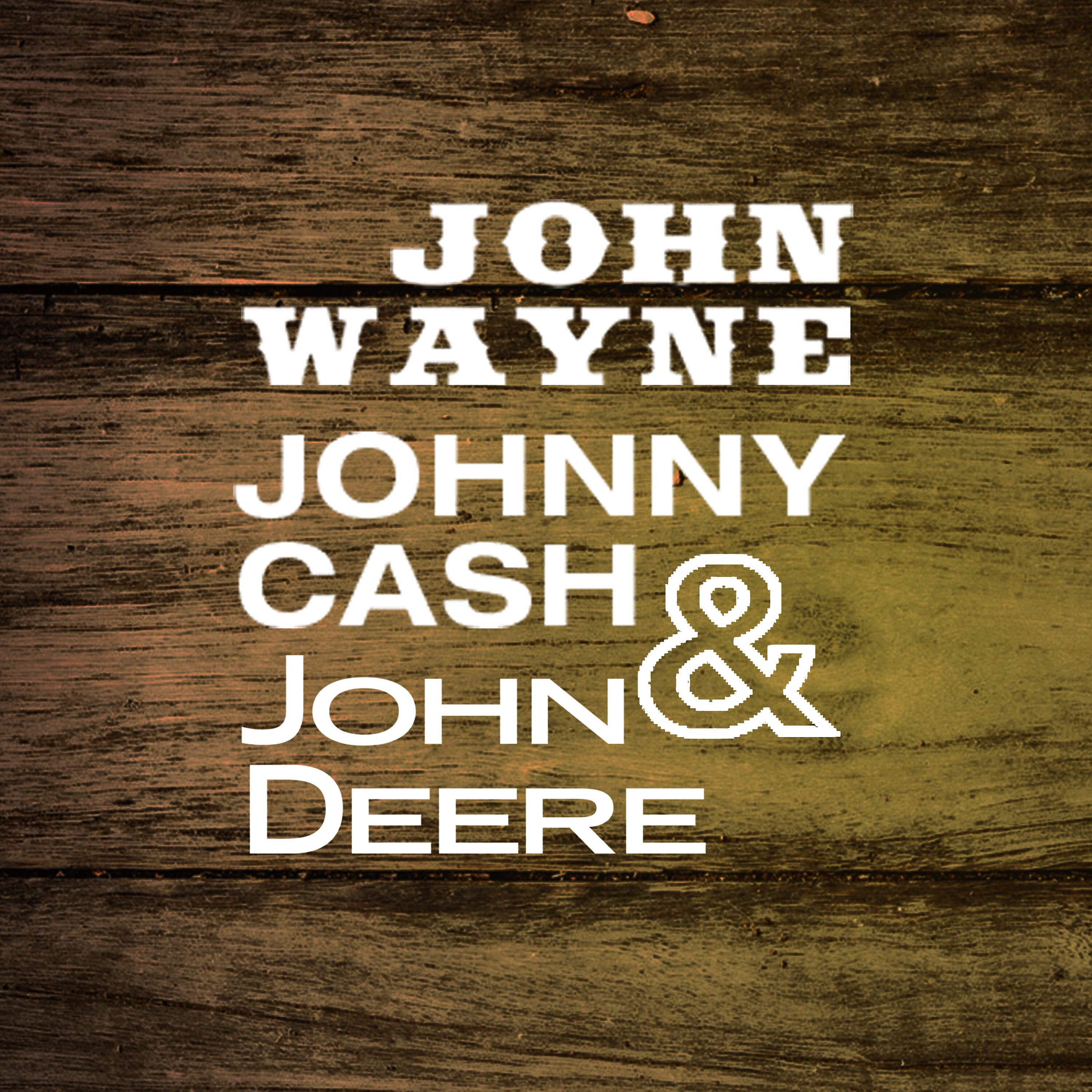 Josh Thompson Way Out Here John Wayne Johnny Cash John Deere - Etsy