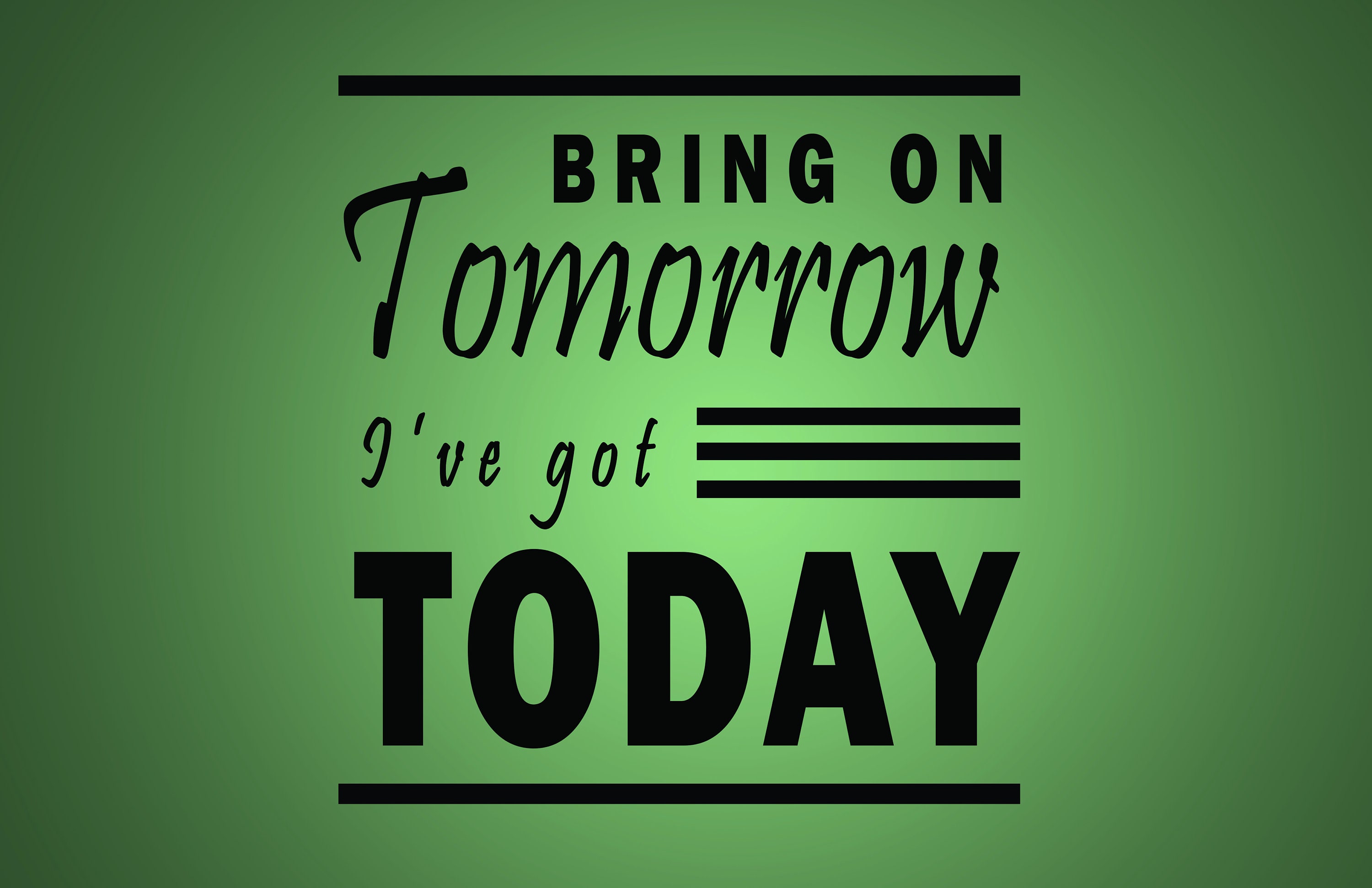 Brad Paisley inspiró Bring on Tomorrow I've Got Today | Etsy