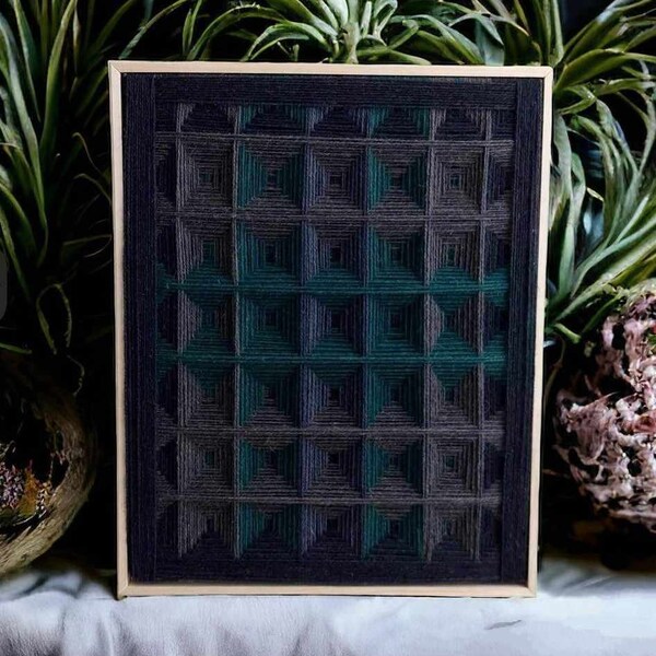 Framed Textile Art - Etsy