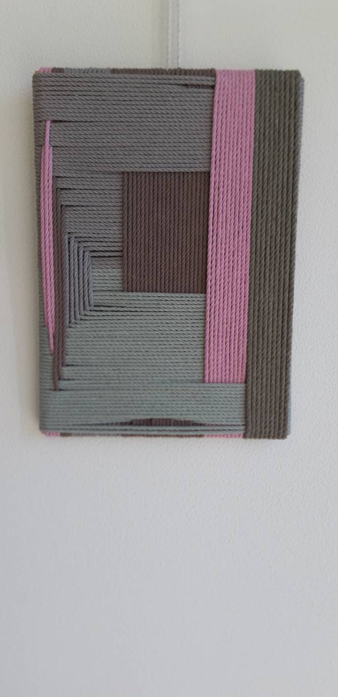 Textile Wall Art Framed / Geometric Textile / Modern - Etsy