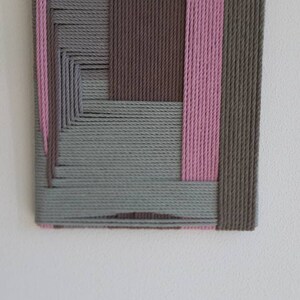 Textile Wall Art Framed / Geometric Textile / Modern - Etsy