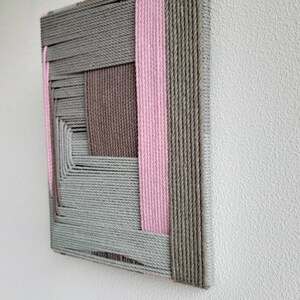 Textile Wall Art Framed / Geometric Textile / Modern - Etsy