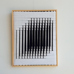 Geometric Textile/textile Wall Art Framed/modern Textile/home ...