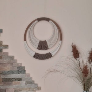 Modern Textile Wall Hanging/home Decoration/ring - Etsy