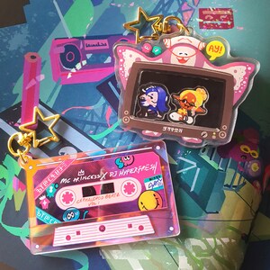 Splatoon 3 Deep Cut Big Man Shiver Frye Acrylic Shaker Charm - Etsy