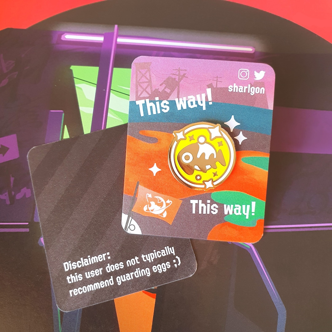Splatoon 2 Salmon Run Golden Egg Enamel Pin - Etsy
