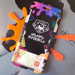 Splatoon 3 Salmon Run Grizzco ID Card Holder With Lanyard & Enamel Pin ...