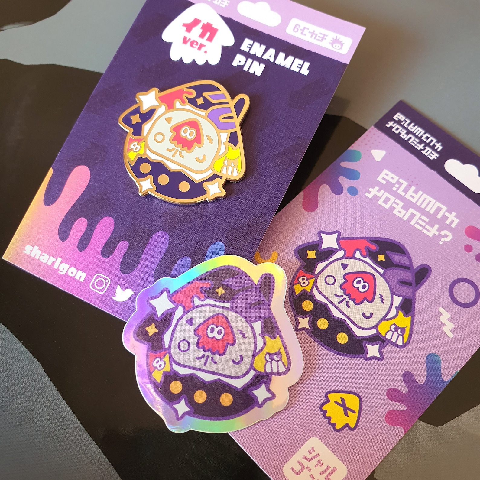 Splatoon 2 Ika-gotchi Toy Enamel Pin - Etsy