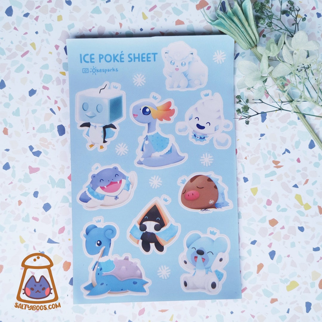 Ice Poke Sheet | Vulpix Eiscue Amaura Swinub Cubchoo Lapras Snorunt ...