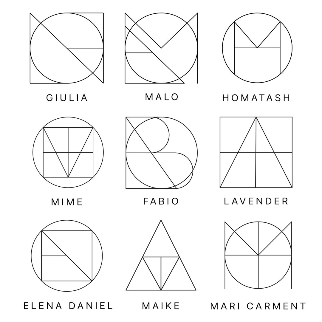 Custom Name Logo, Couples Monogram Tattoo Design, Round Name Logo ...