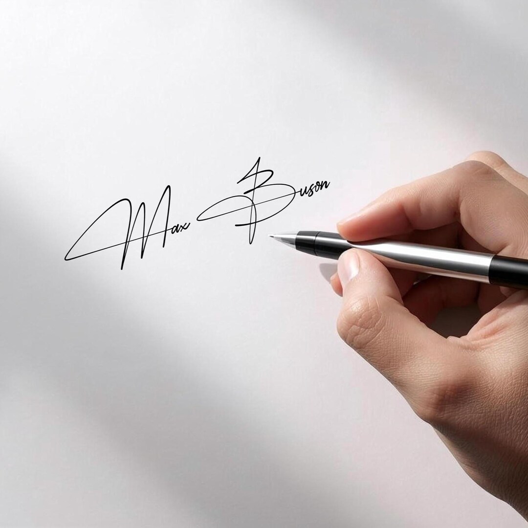 Personalized Handwritten Style Signature Logo Design (digital) - Etsy