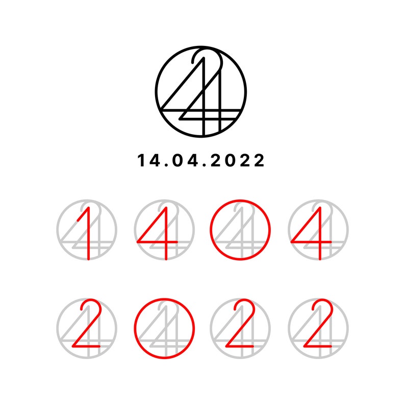 Custom Date Tattoo Design, Wedding Date Monogram, Minimalist Tattoo ...