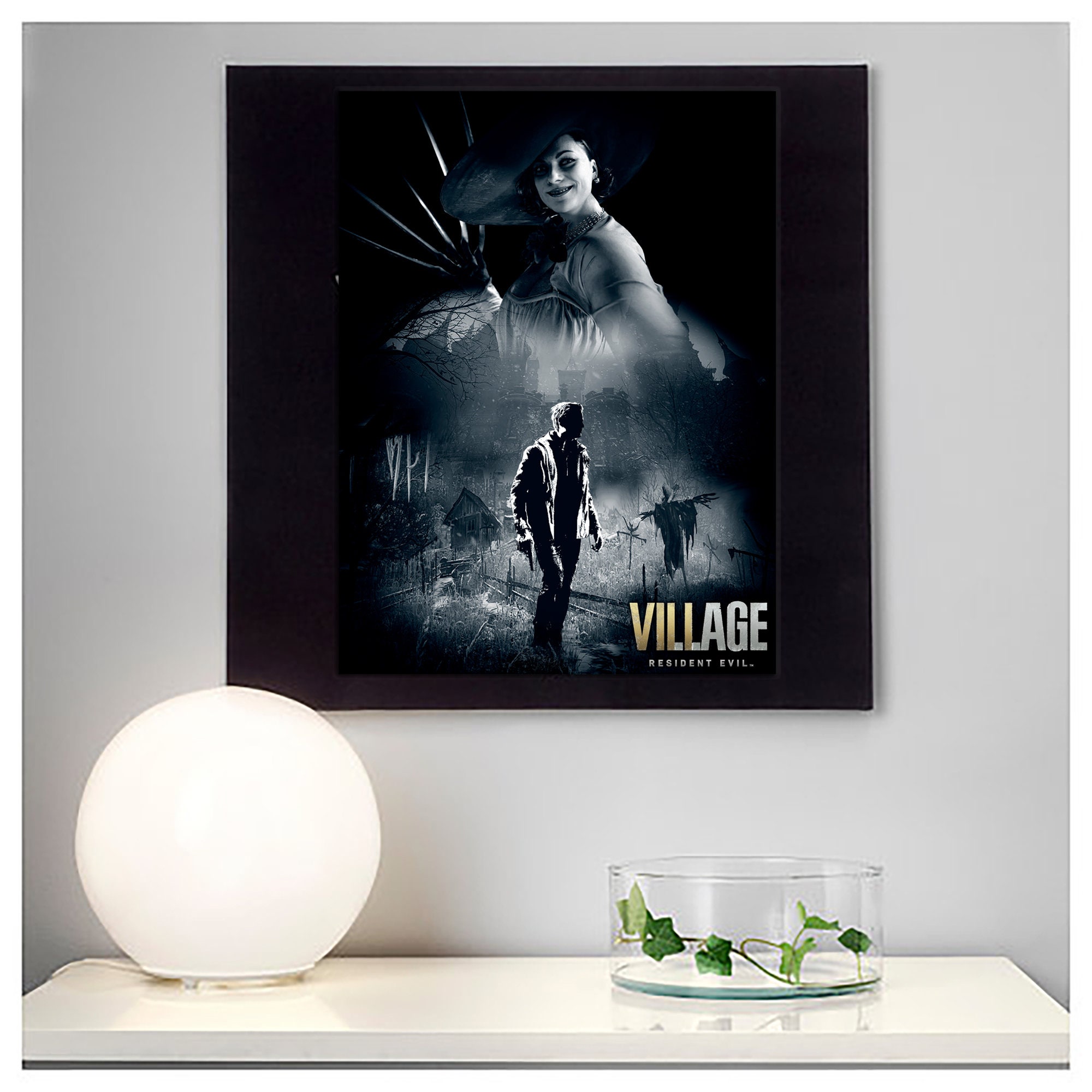Resident Evil Village Poster, Lady Dimitrescu, Game Print, Video Game ...