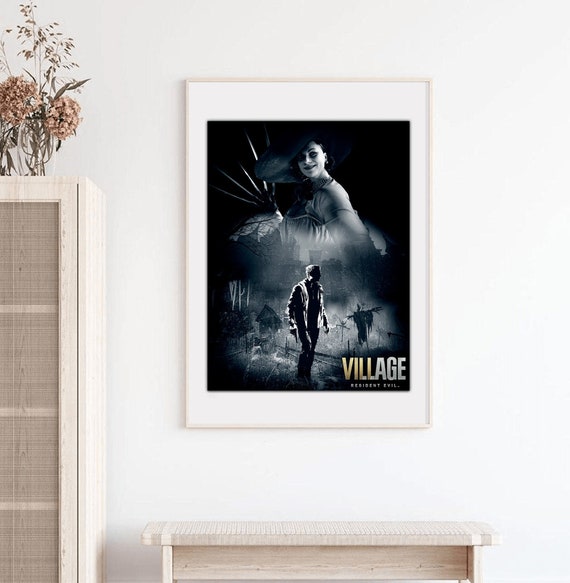 Resident Evil Village Poster Lady Dimitrescu Game Print | Etsy