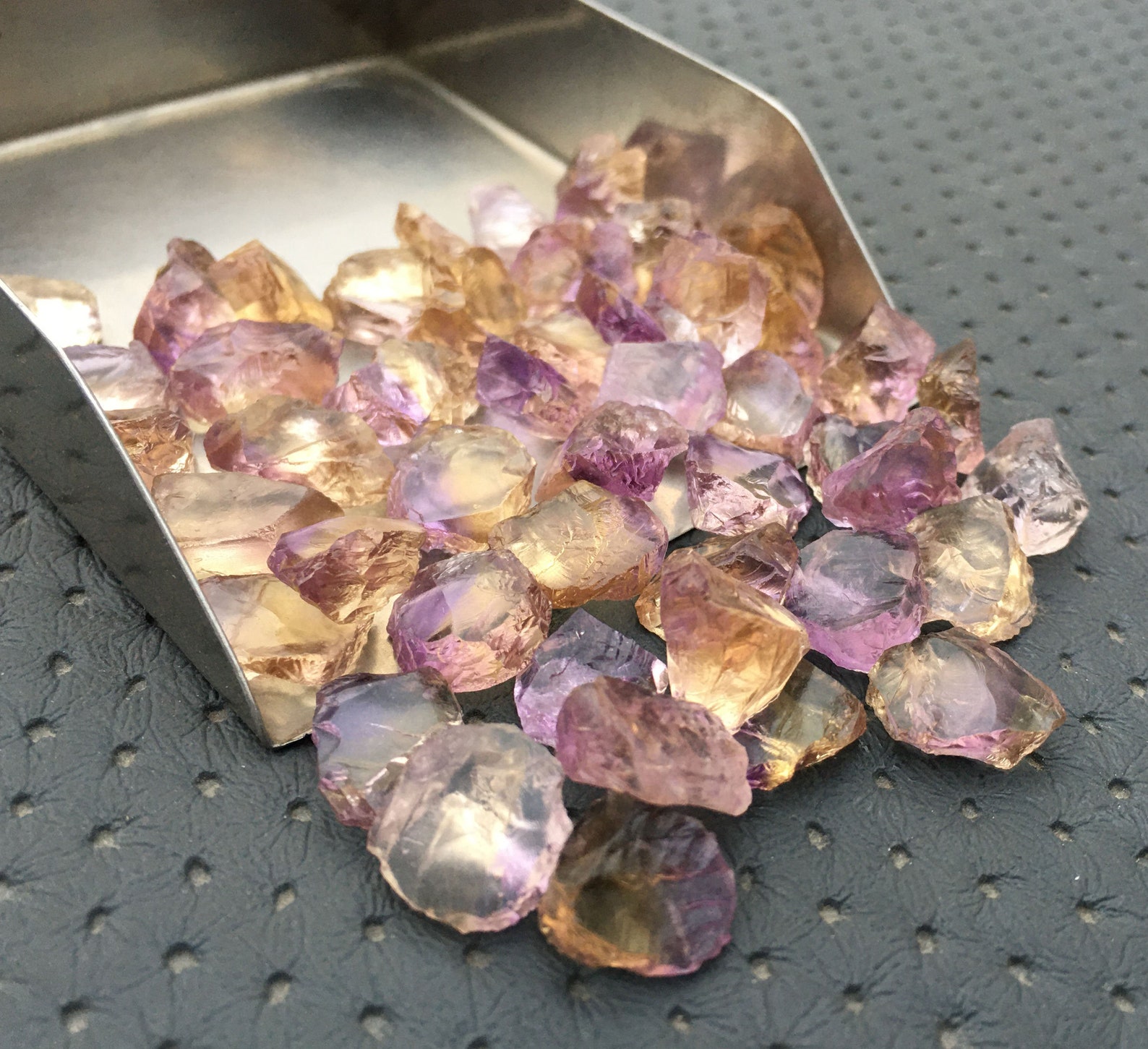 25 Pieces Ametrine Raw Size 10-12 Mmametrine Stones Bulk Lot | Etsy