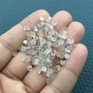 50 Pieces Tiny Copper Rough Size 2-4 MM, Natural Copper Rutile Gemstone ...